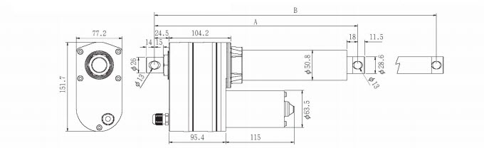 VID8-A Acme Actuator by Venture Mfg. Co.